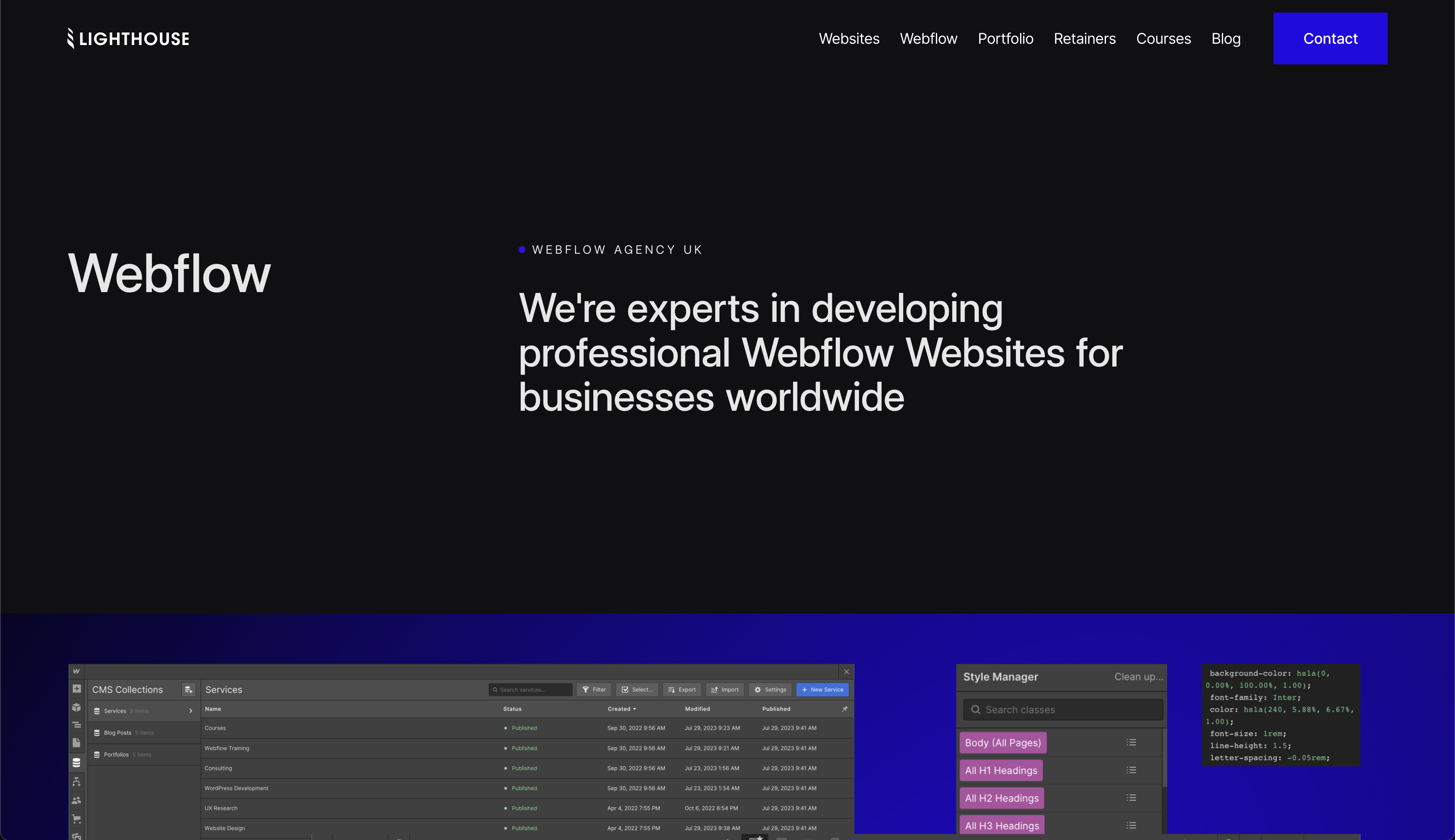 Webflow Mastery Course | Online Webflow Course