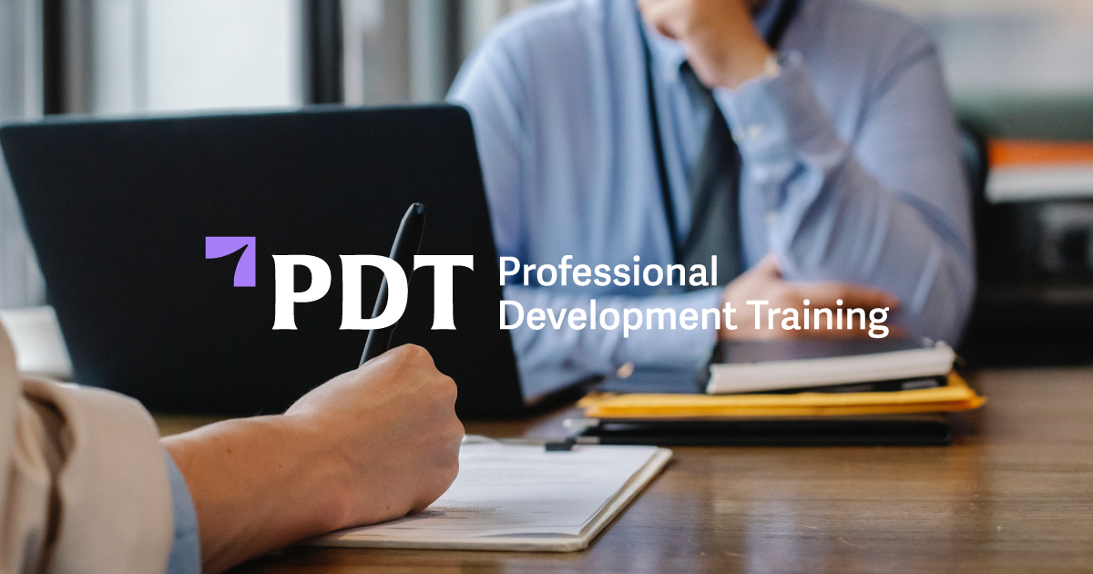 Professional Development Training | PDT