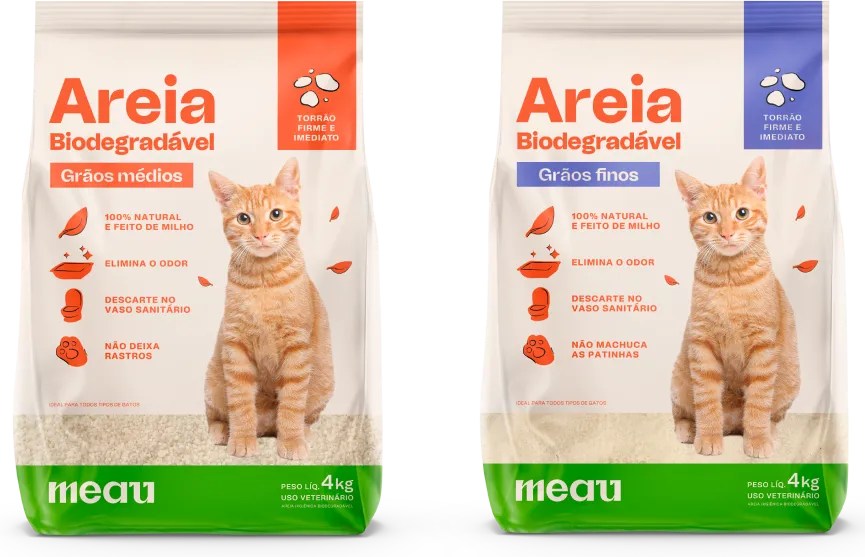 Meau: Chegou a areia para revolucionar a rotina com seu gato! | Meau