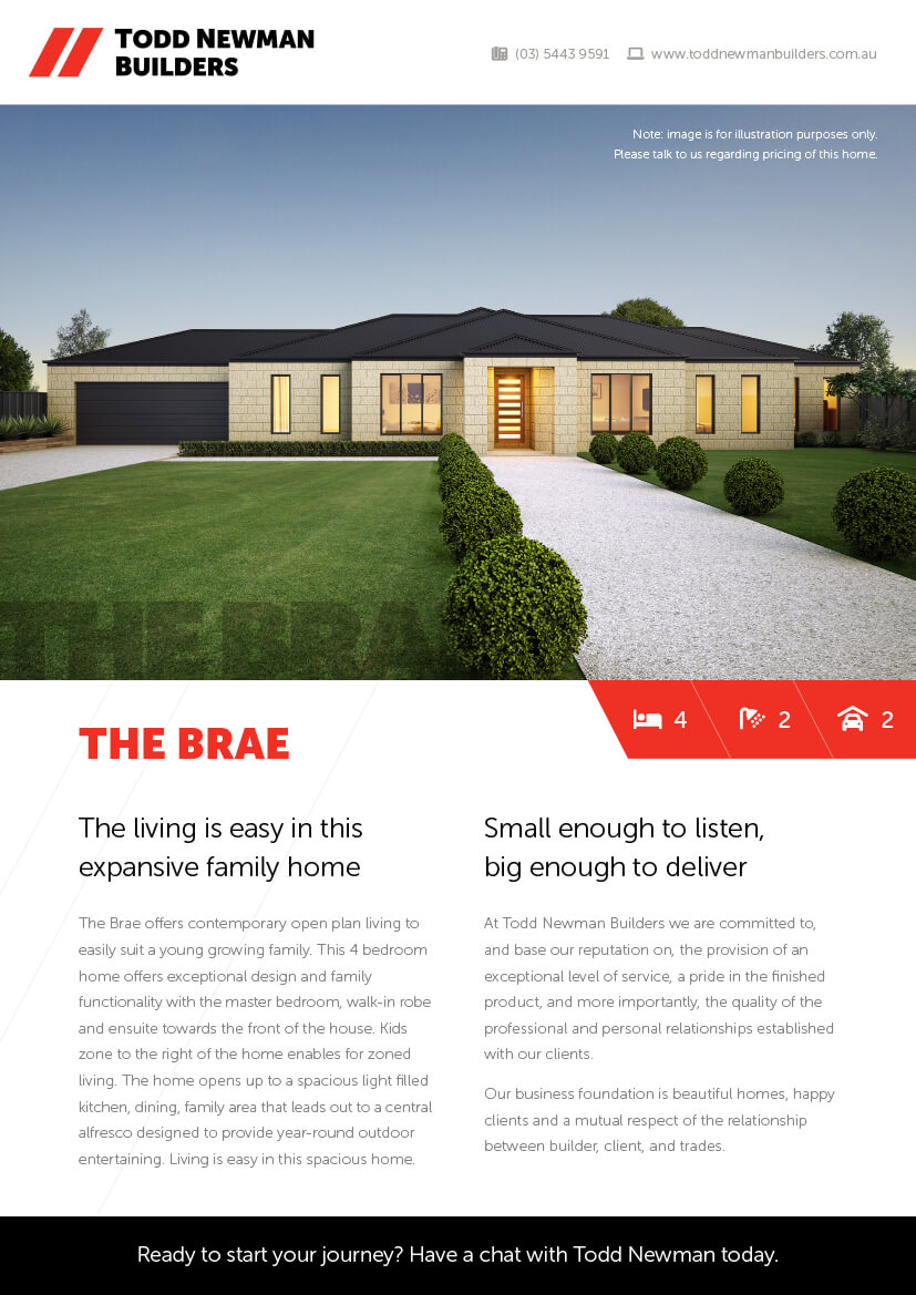 The Brae | Tailored House Plan by Todd Newman Builders