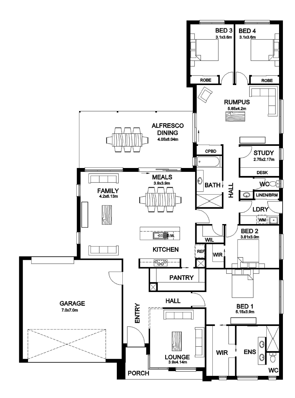 The Connection | Tailored House Plan by Todd Newman Builders
