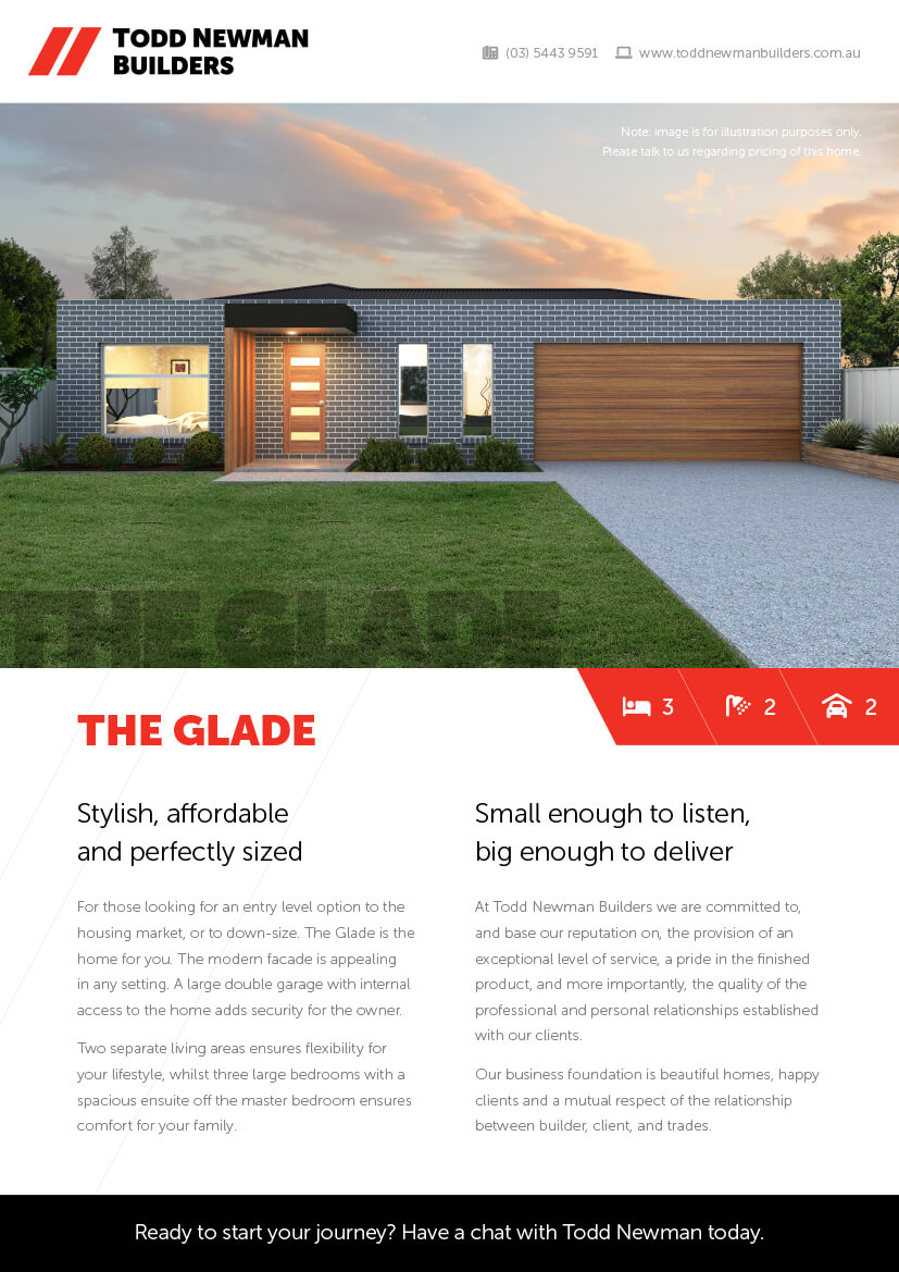The Glade Tailored House Plan By Todd Newman Builders