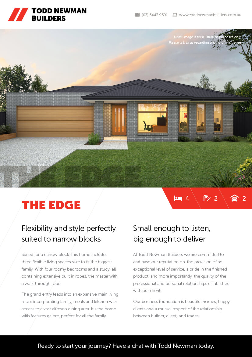 The Edge | Tailored House Plan by Todd Newman Builders