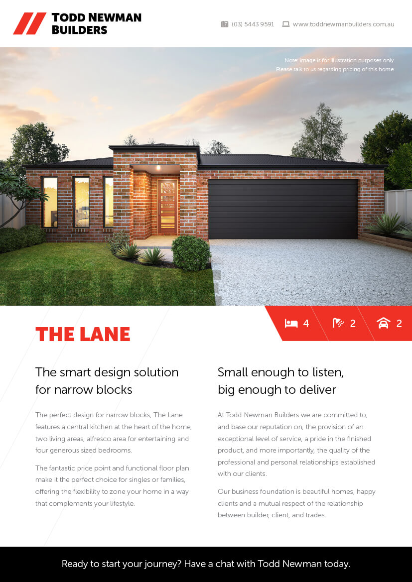 The Lane | Tailored House Plan by Todd Newman Builders