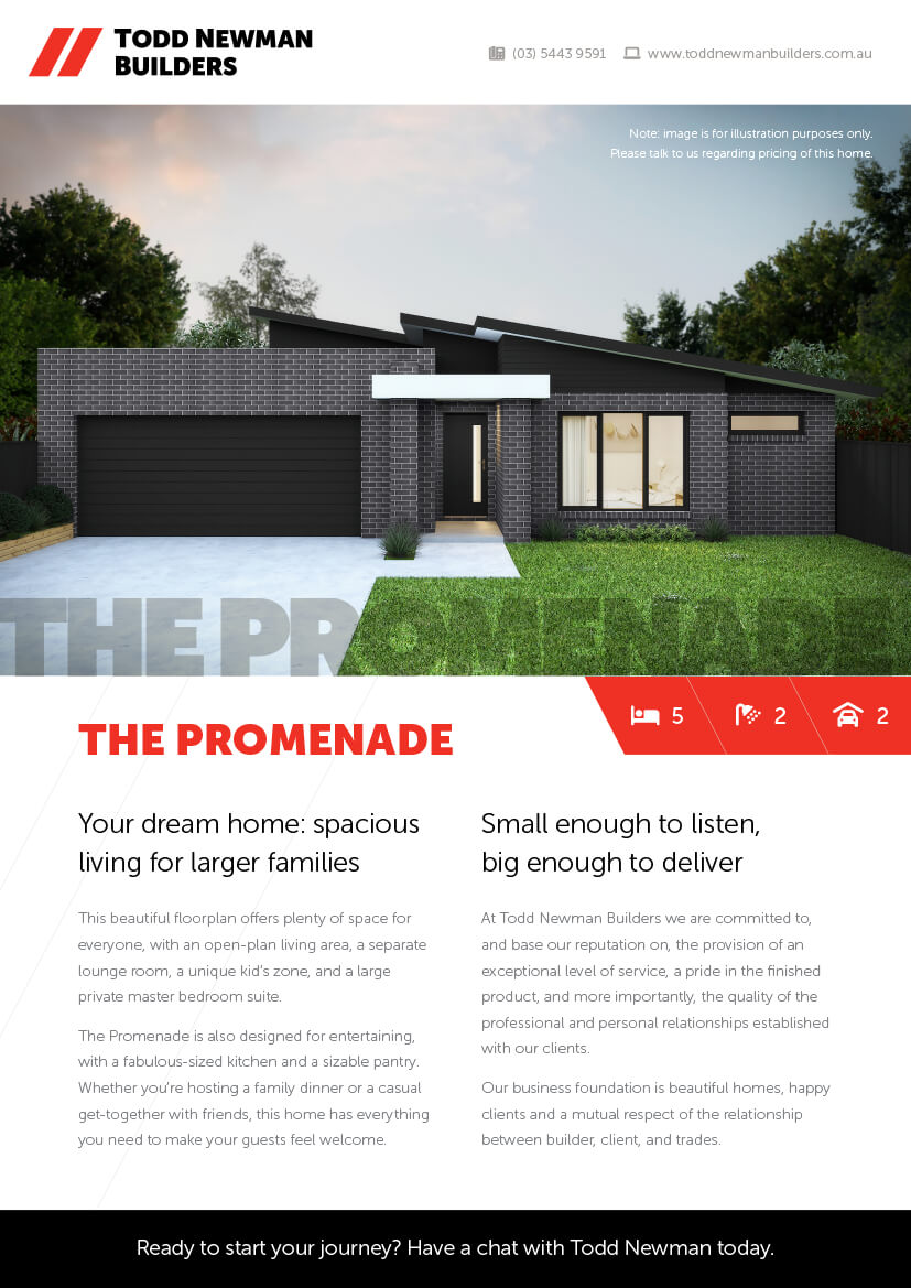 The Promenade | Tailored House Plan by Todd Newman Builders