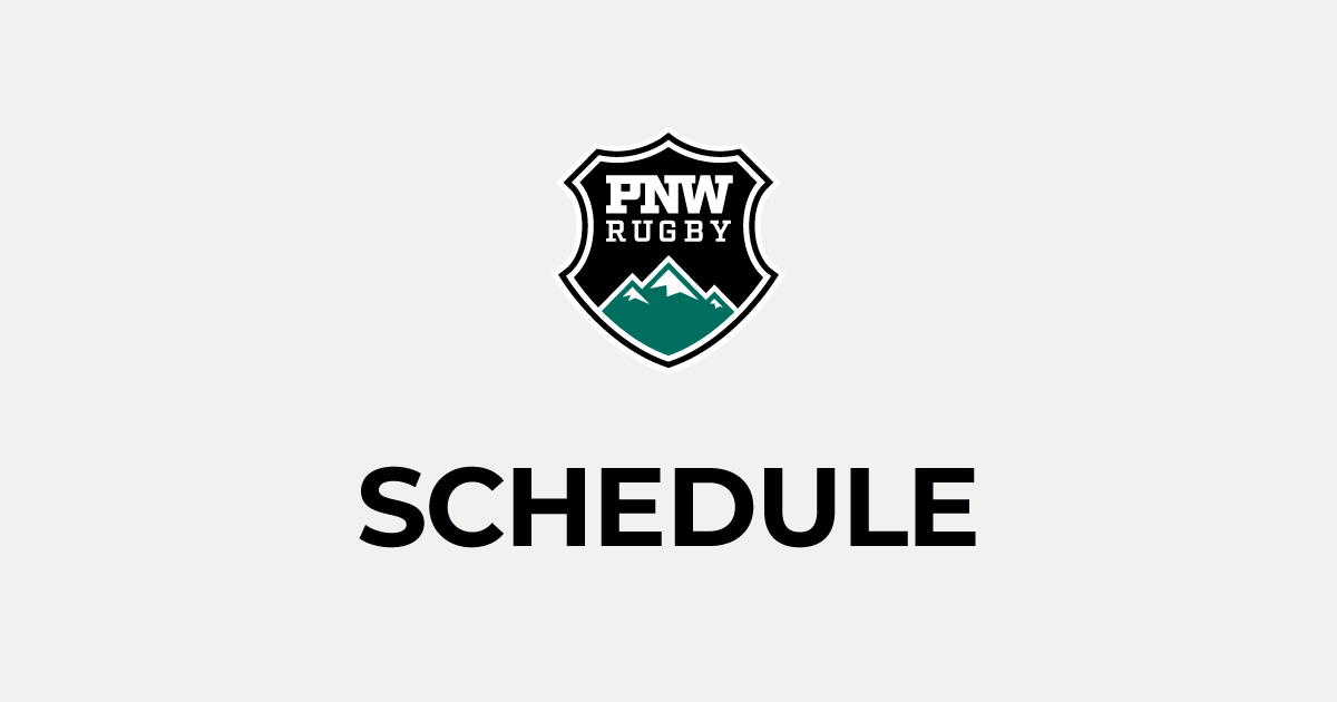 PNW Rugby | Schedule