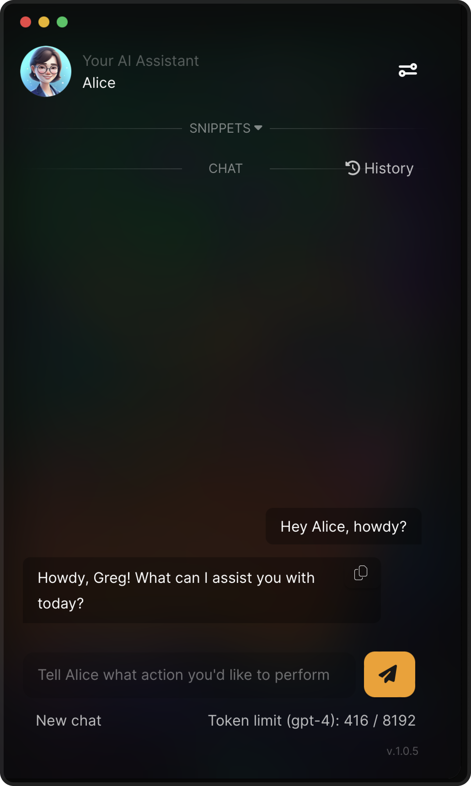 Alice AI assistant - get actions, not answers