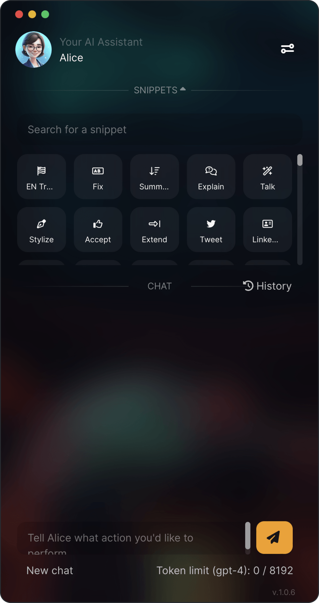 Alice AI assistant - get actions, not answers