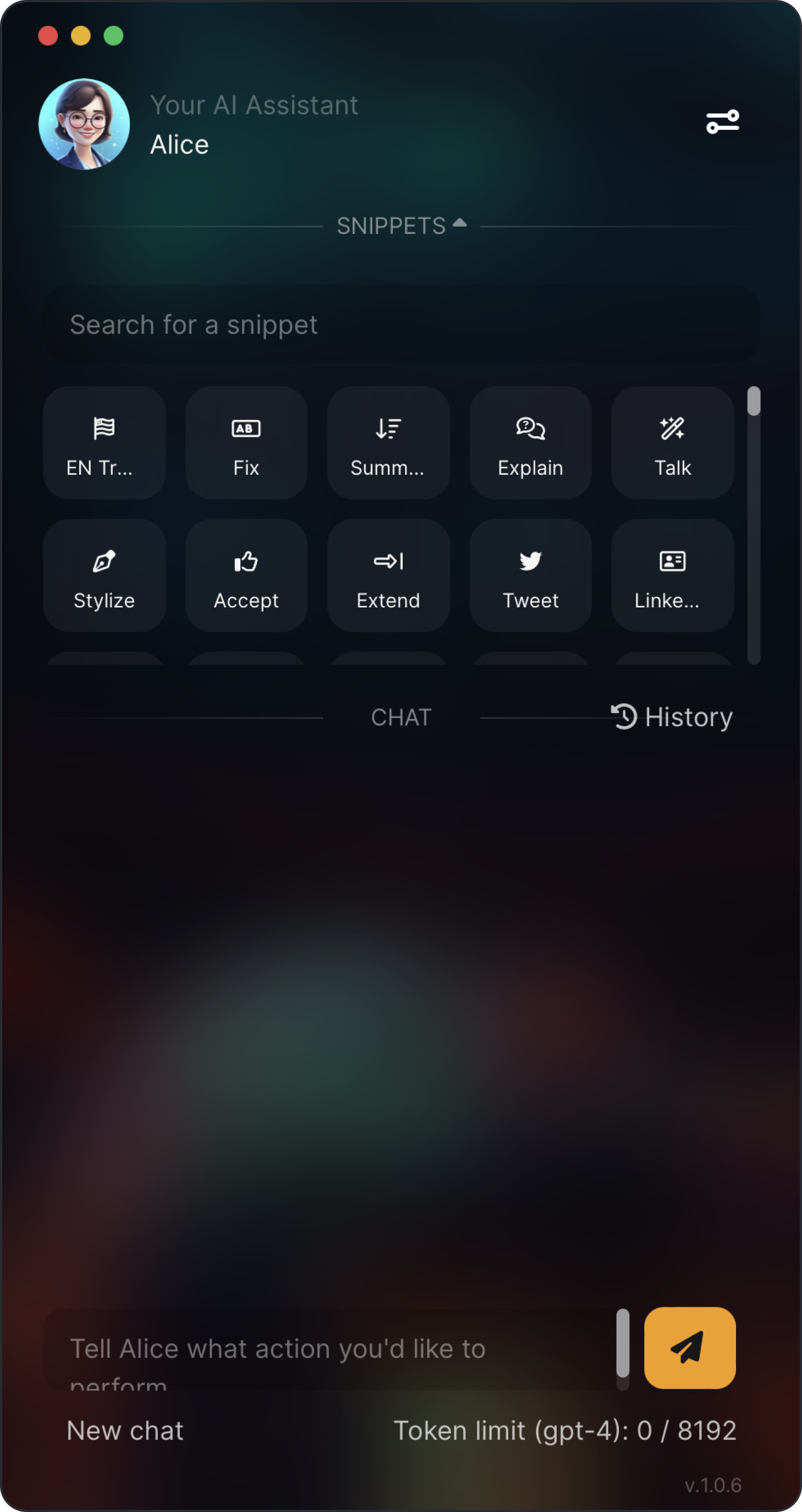 Alice AI assistant - get actions, not answers